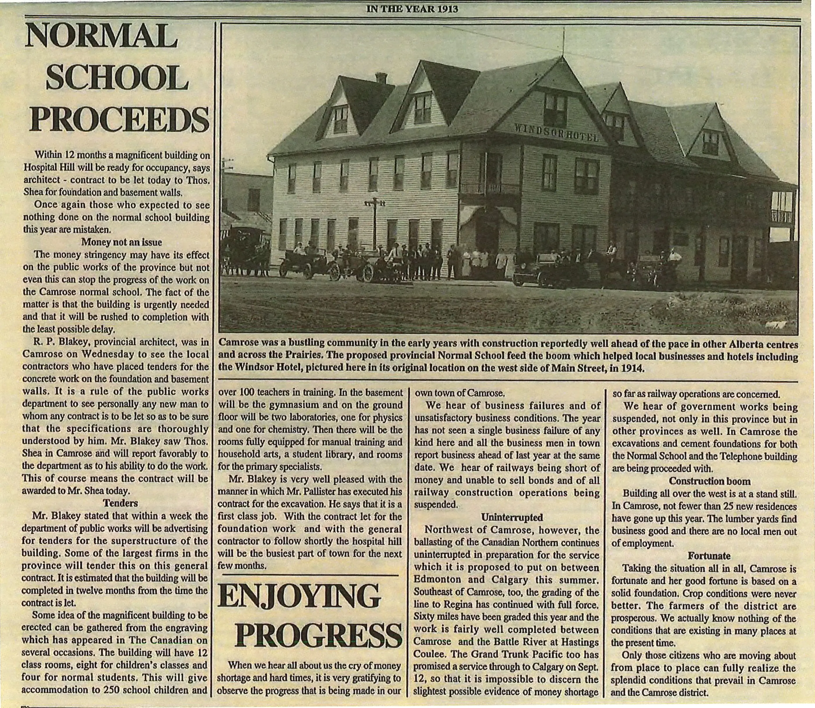 History and Heritage | City of Camrose