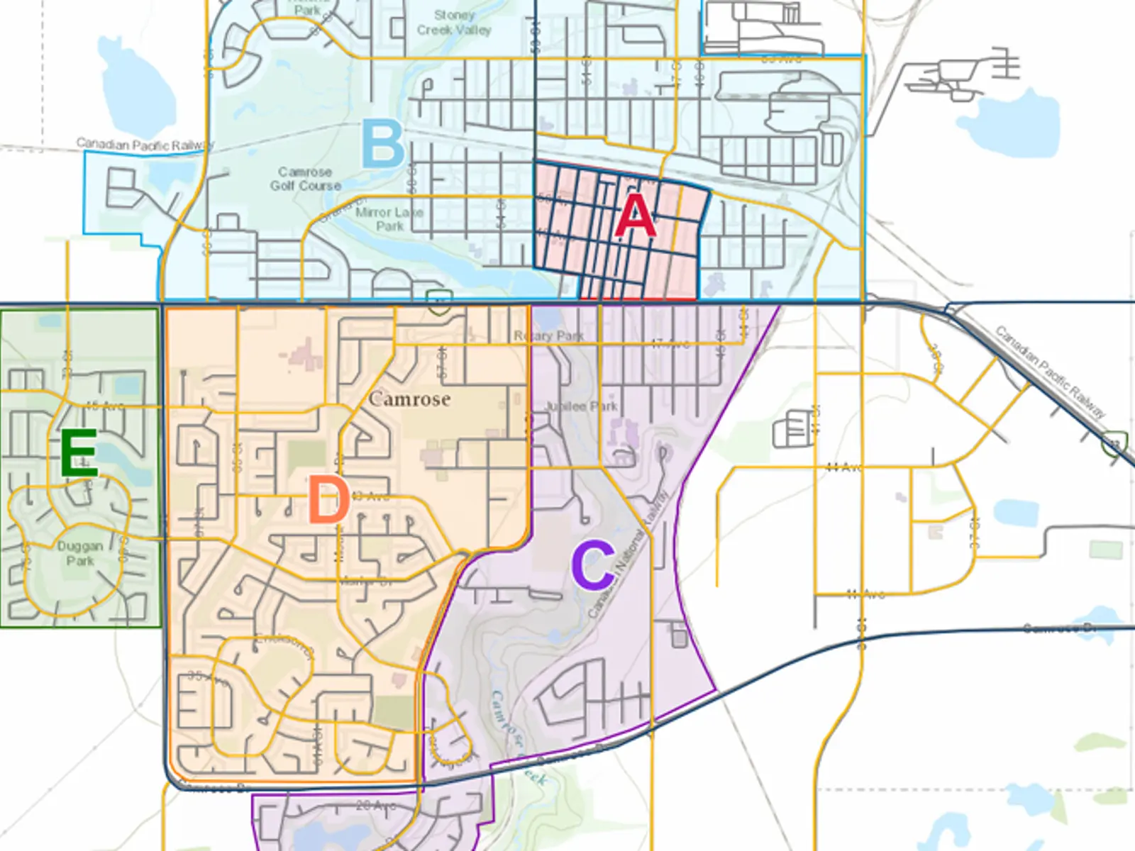Maps | City of Camrose